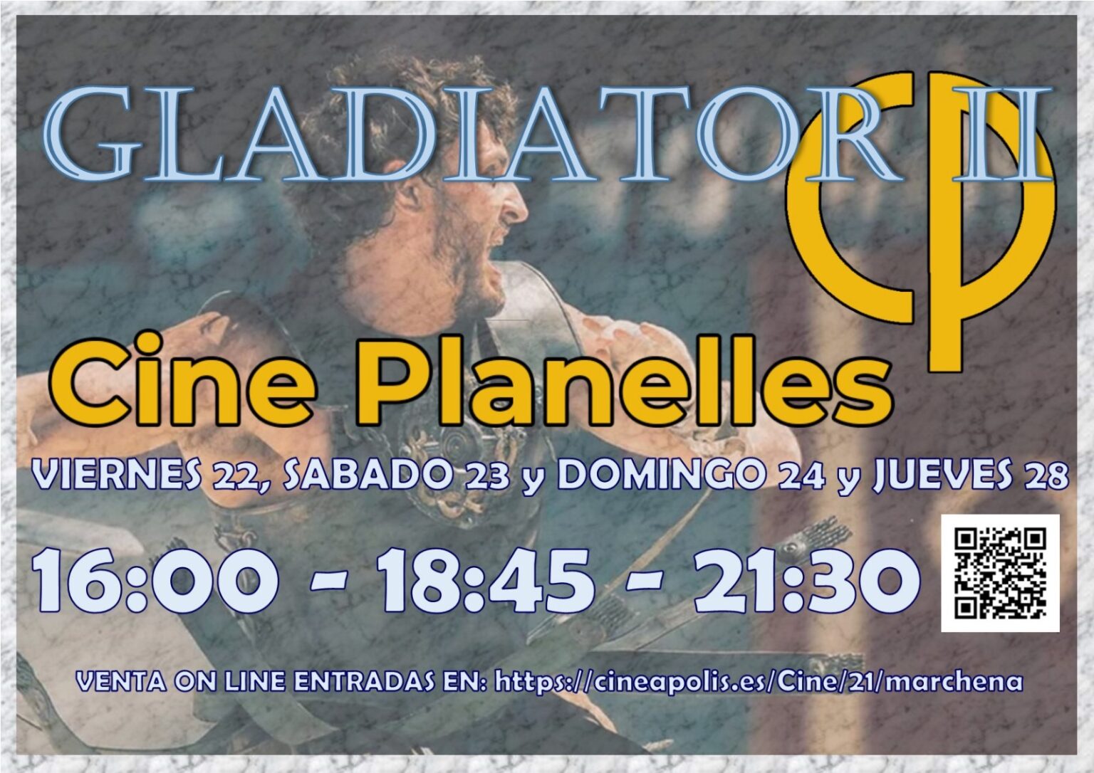 Gladiator 2 sigue esta semana en el cine Planelles
